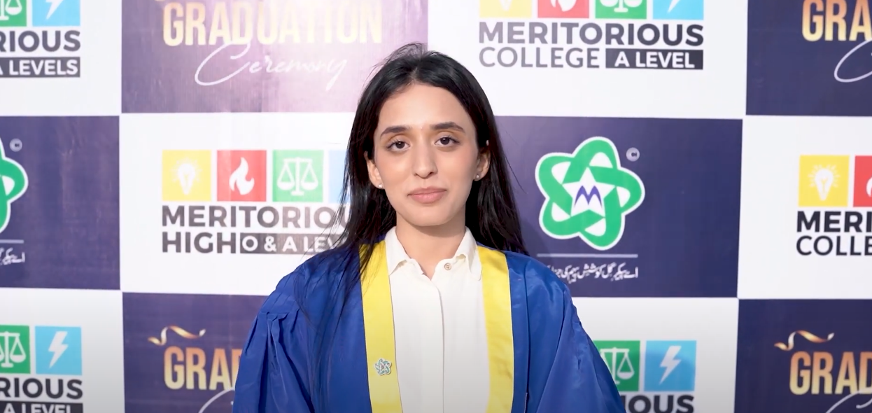 Ayesha Sarfaraz Siddiqui - Class of 2021 - Meritorious College